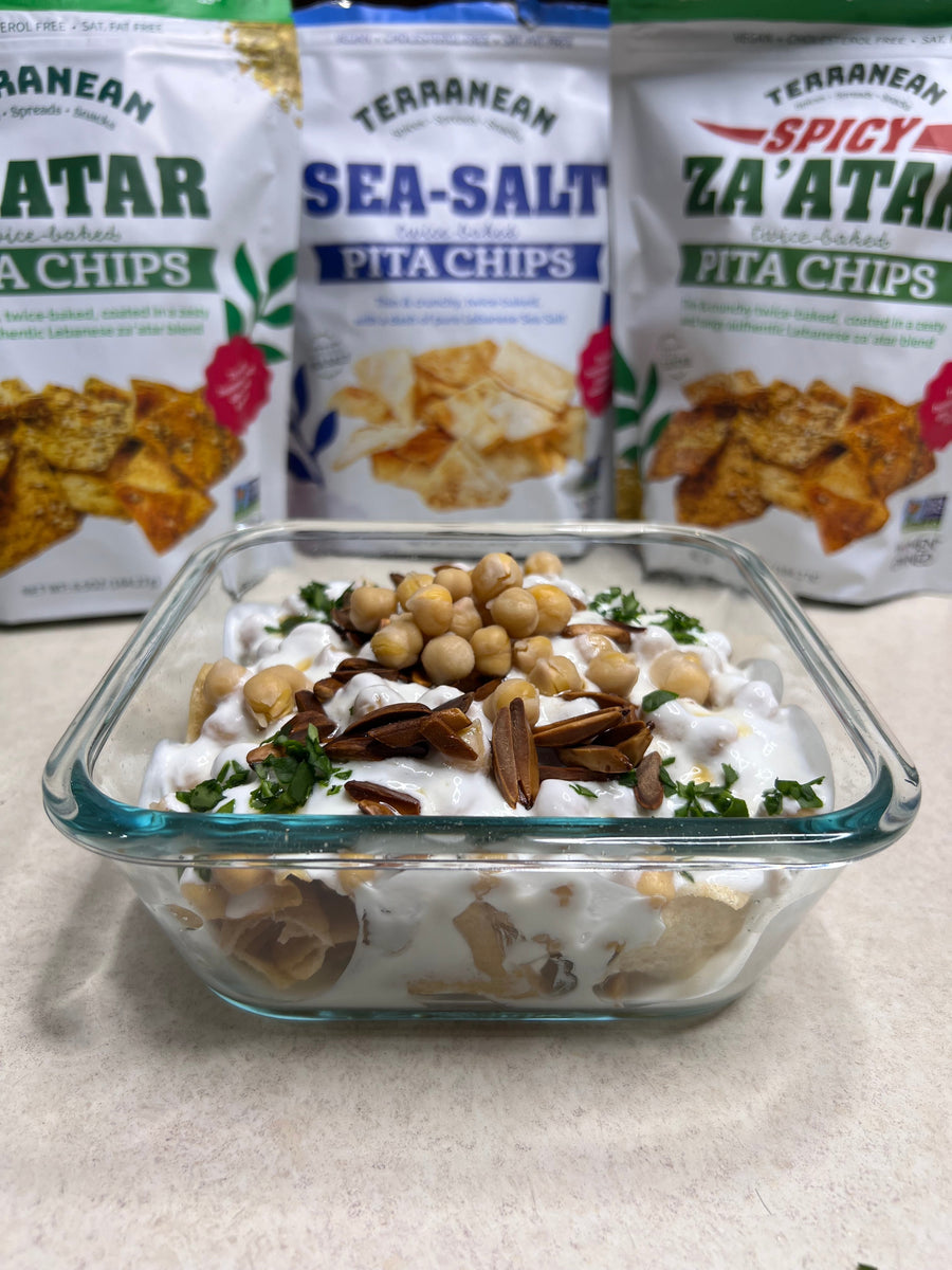 Terranean Pita Chip Fatteh – Terranean Spices, Spreads & Snacks